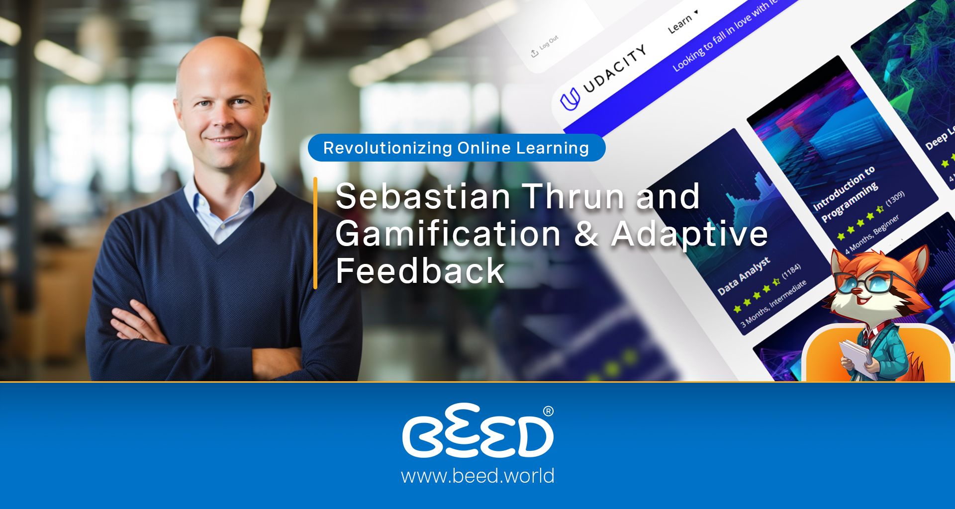 Sebastian Thrun and Gamification & Adaptive Feedback: Revolutionizing ...